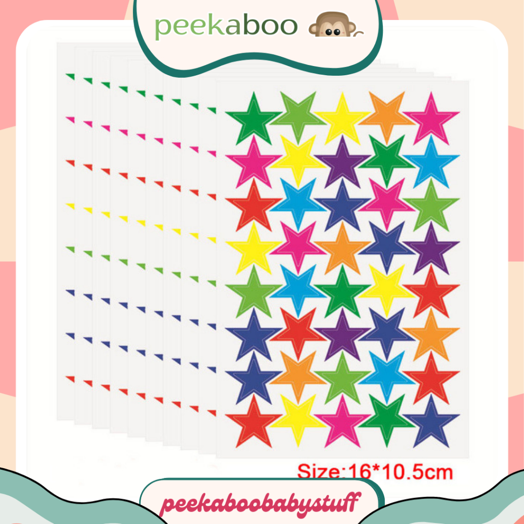 Jual STICKER REWARDS ANAK - BINTANG (RUNCING) || STICKER REWARD ANAK ...