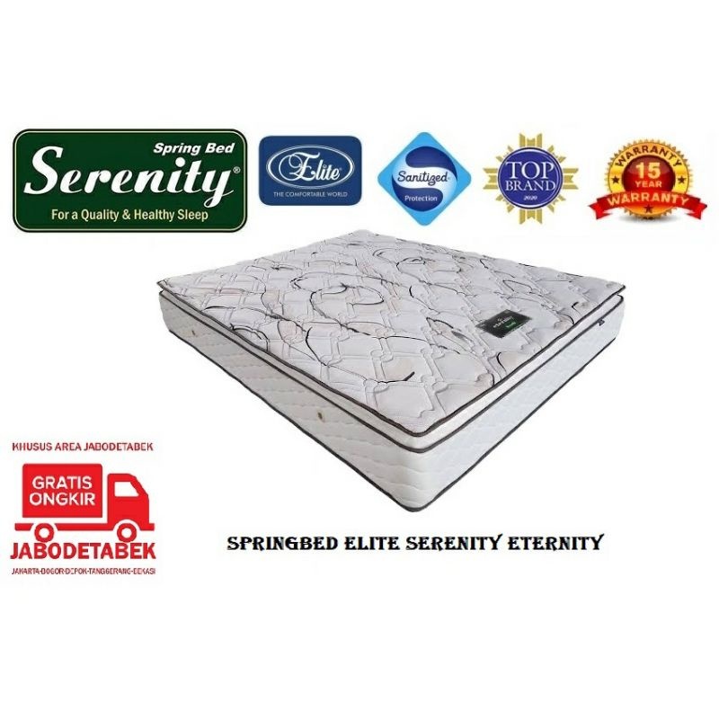 Jual kasur matras elite serenity type eternity by elite springbed ...