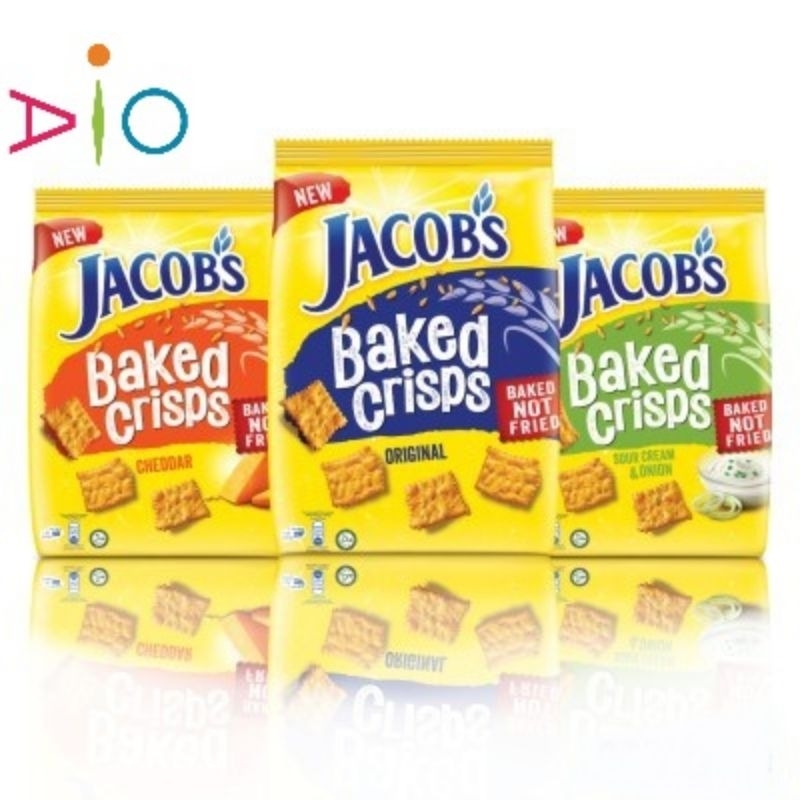 Jual JACOB Jacob's Baked Crisps Big Pack Original | Sour Cream & Onion ...