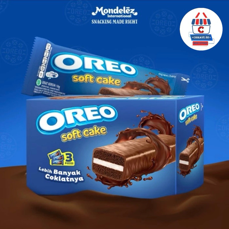 Jual Oreo Soft Cake - Kue Bolu Cokelat dengan Krim Rasa Vanila 48g ...