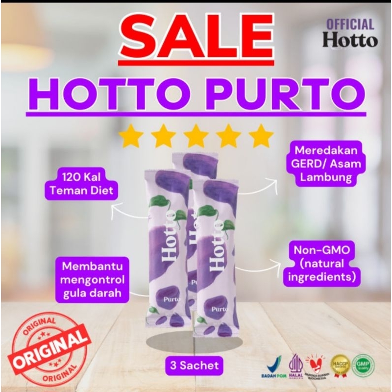 Jual hotto purto multigrain purple potato original hoto porto makanan ...