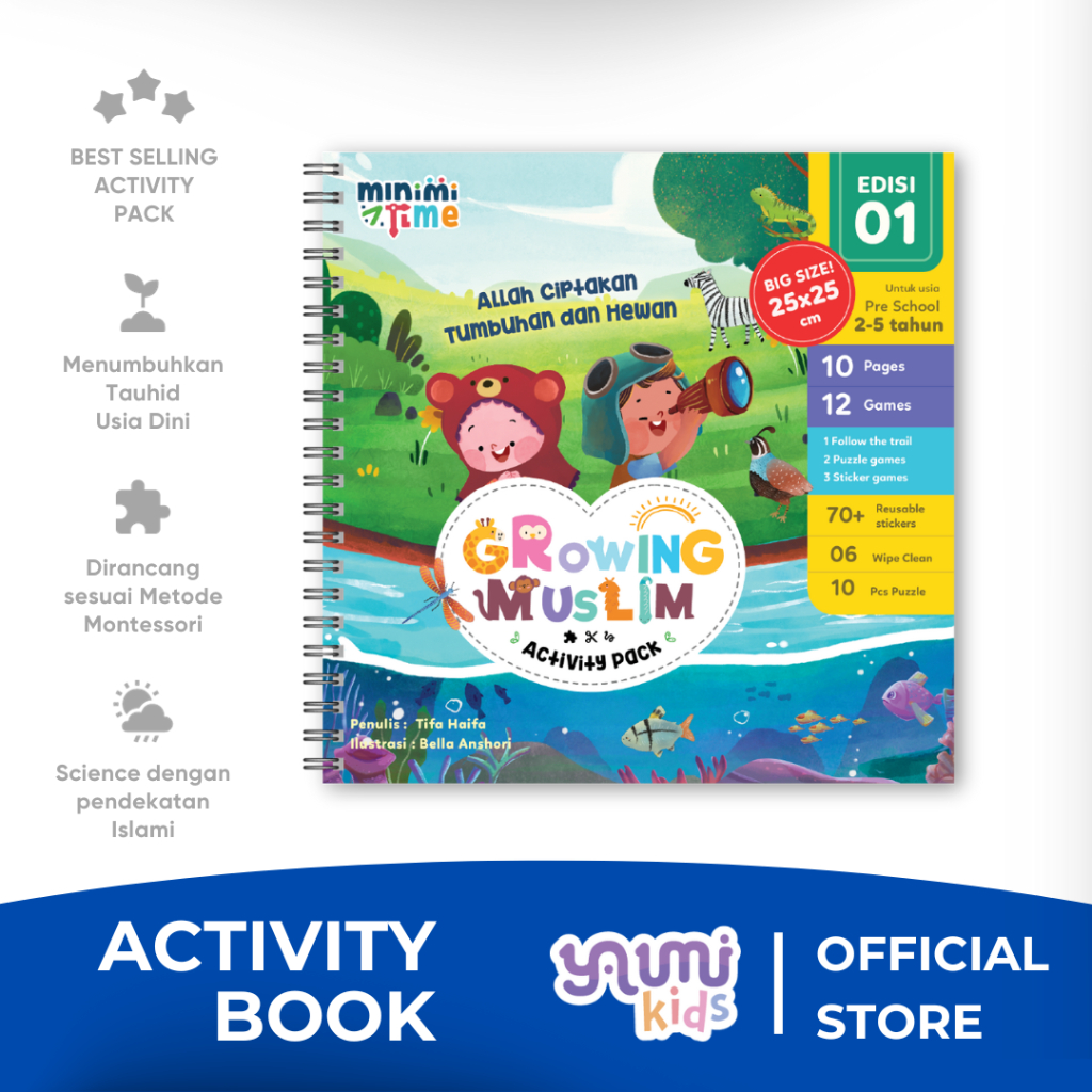 Jual Allah Ciptakan Tumbuhan dan Hewan (GrowMAP 1) Buku Aktivitas ...