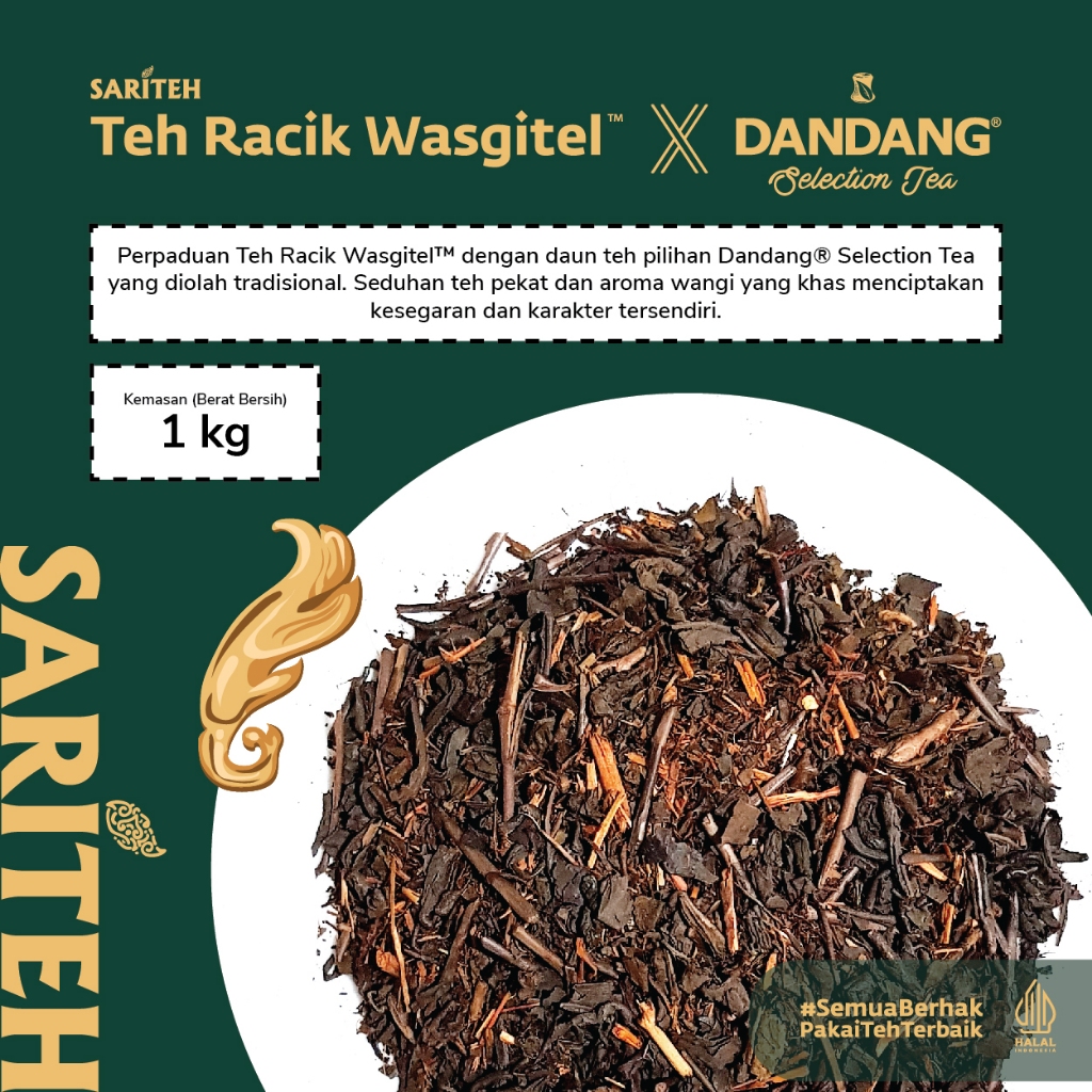 Jual Sariteh Indonesia x Teh Dandang - Signature Java Jasmine Tea Blend ...