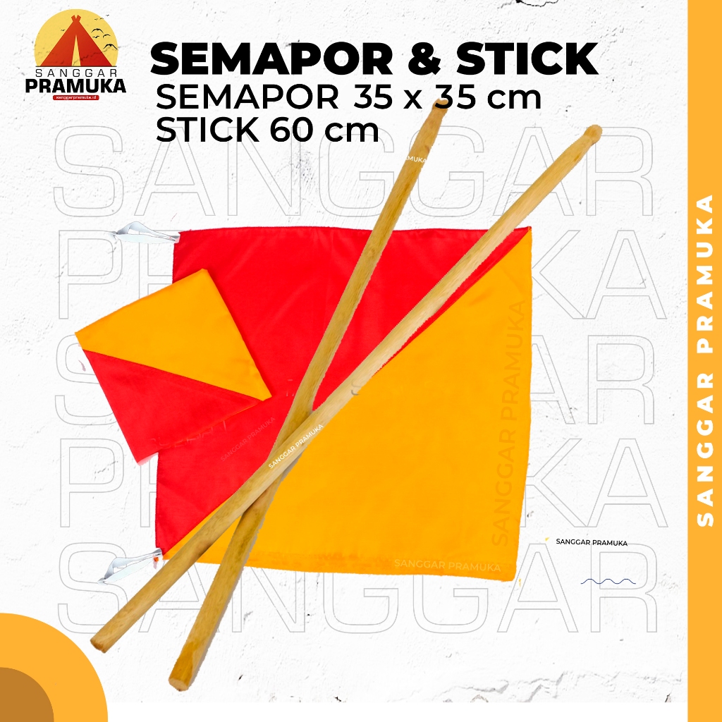 Jual Bendera Semafor dan Stik / Semaphore dan stik | Shopee Indonesia
