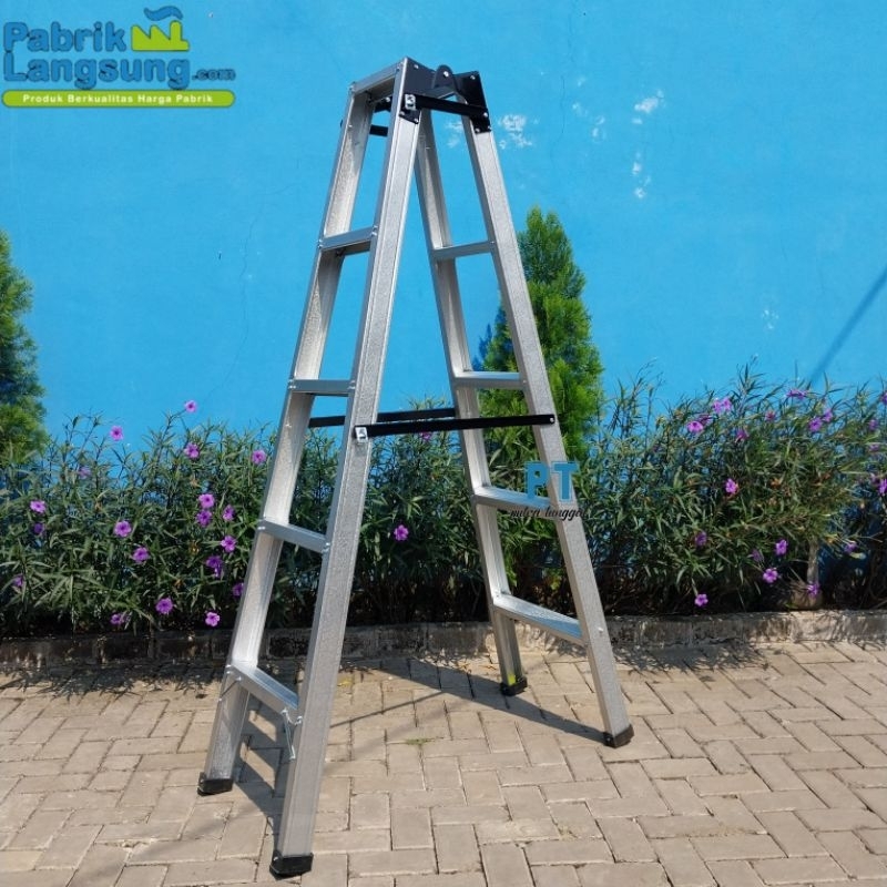 Jual Tangga lipat baja ringan 2M-4M | Shopee Indonesia