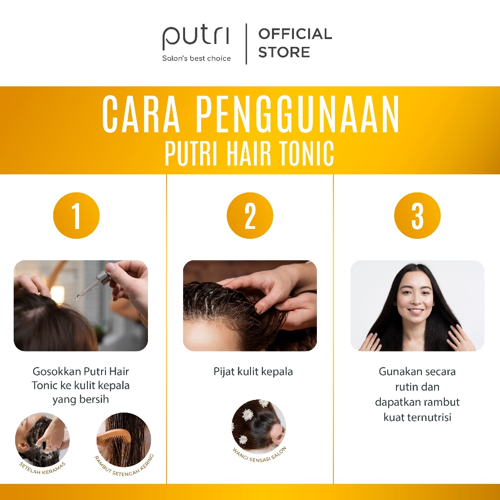 Jual Putri with Nusilk Technology Hair Tonic Normal to Oily 200ml ...