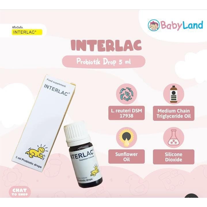 Jual Interlac Drop 5ml Interlac Probiotic | Shopee Indonesia