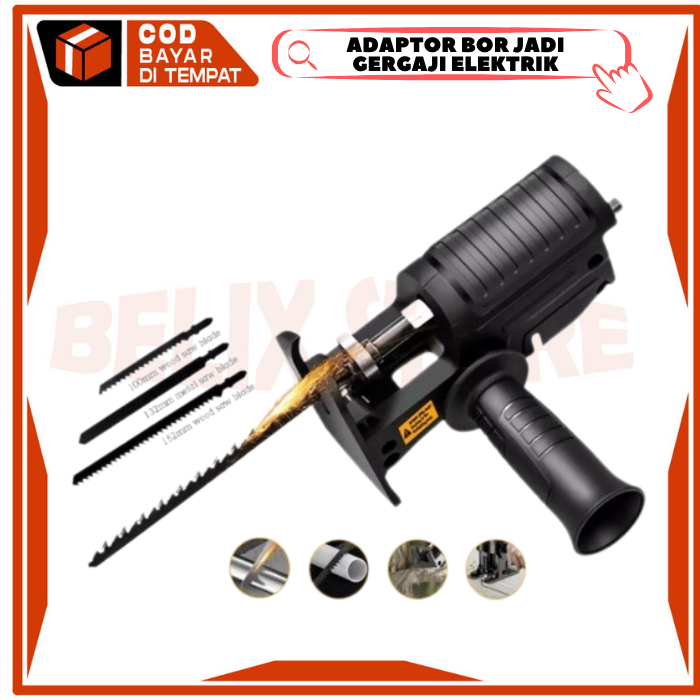 Jual adaptor gergaji mesin bor gergaji jigsaw gergaji mesin mini ...
