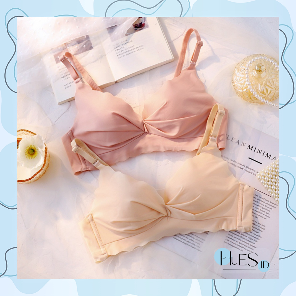 Jual HUES.ID New Bra Wanita Import Tanpa Kawat Model French Triangle ...