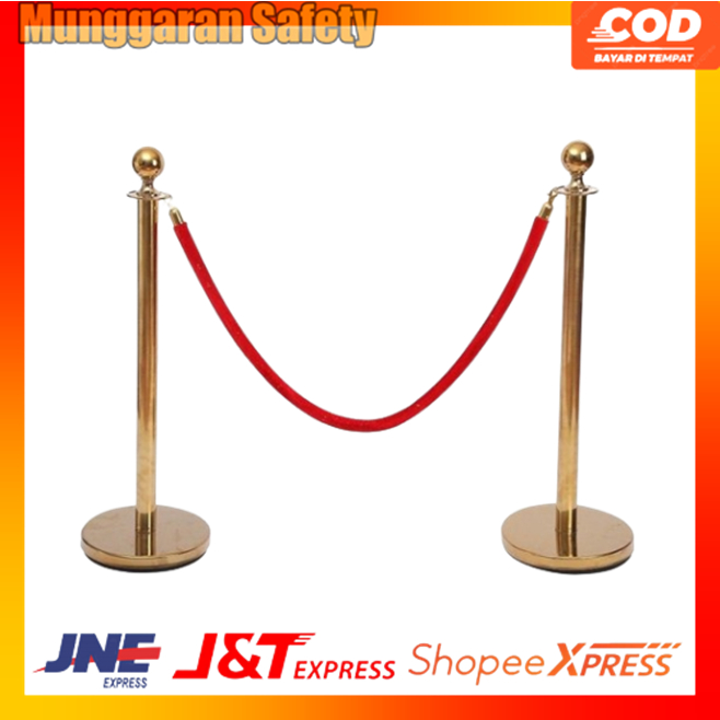 Jual Tali Tambang Tiang Antrian Bulat | Shopee Indonesia