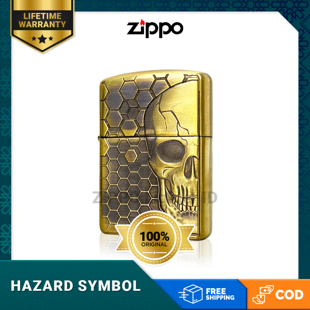 Jual Korek Api Zippo Hazard Symbol | Shopee Indonesia