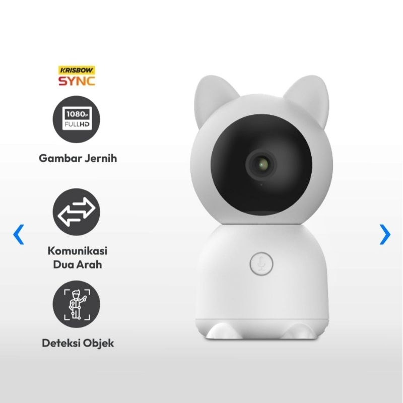 Jual Krisbow Sync IP camera bayi wifi 3mp/cctv bayi | Shopee Indonesia
