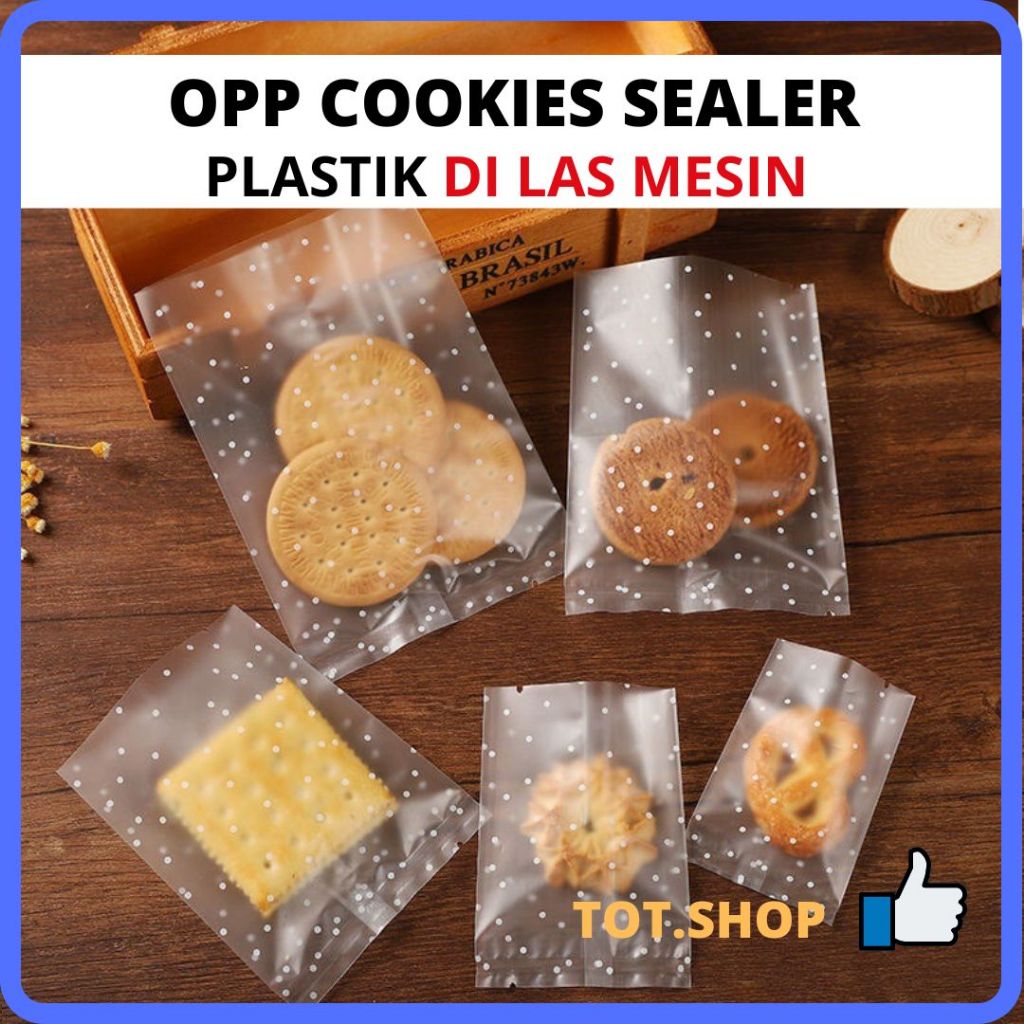 Jual [isi100pcs] Plastik Cookies TANPA LEM Mooncake Nastar Dove Polos ...