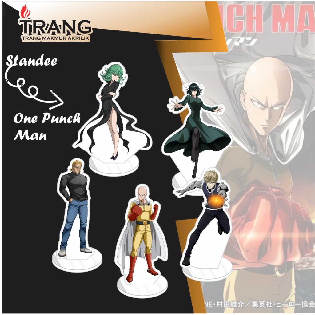 Jual Standee Figure Akrilik One Punch Man / Standing Action figure ...