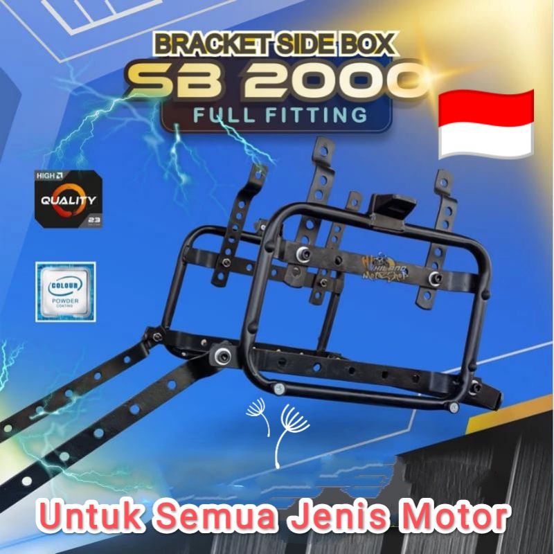 Jual BRAKET BRACKET SIDE BOX SB 2000 FULL FITTING UNIVERSAL BREKET ...