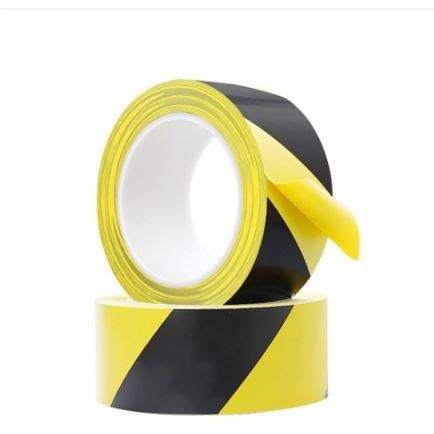 Jual lakban batas area proyek garis polisi hitam kuning 45mm x 15m / lakban police line vinyl ...