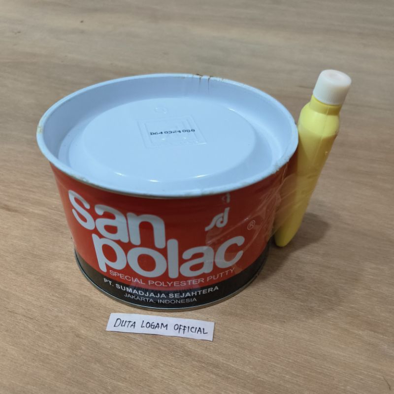 Jual Dempul SANPOLAC 1kg dempul besi cat interior kayu mobil | Shopee ...
