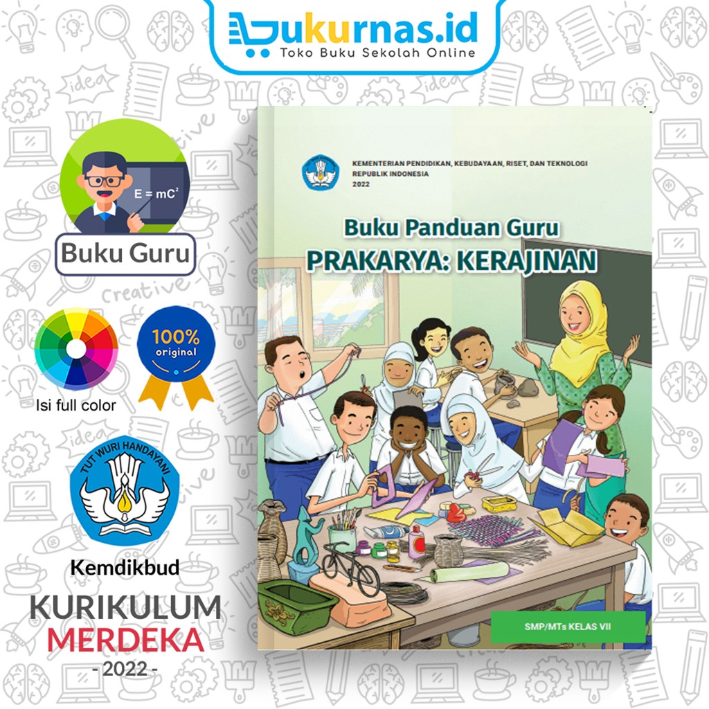 Jual Buku Panduan Guru Prakarya : Kerajinan SMP/MTS Kelas 7 K-Merdeka Sekolah Penggerak | Shopee ...