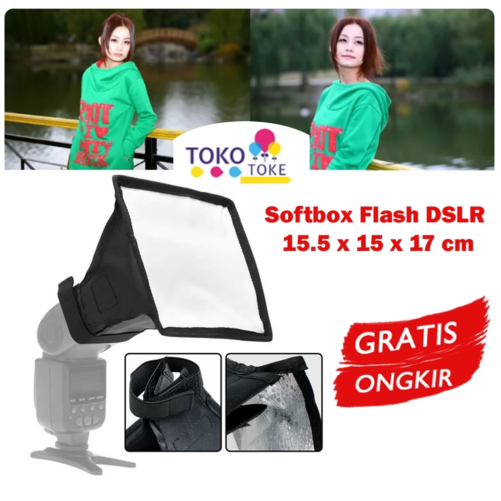 Jual TaffSTUDIO Universal Softbox Flash Diffuser Camera DSLR / Flash ...