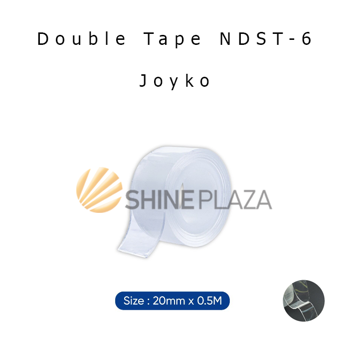 Jual Double Sided Nano Tape Joyko NDST-6 20mm - Perekat Transparan Dua Sisi | Shopee Indonesia