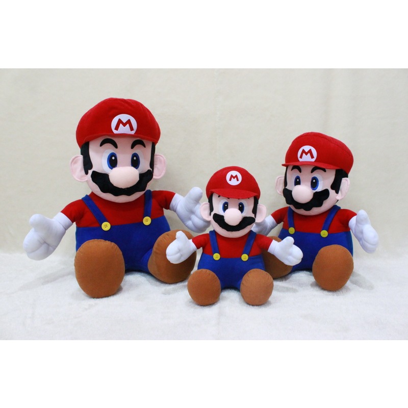 Jual Boneka Mario Bross Mario Sitting S CBT | Shopee Indonesia