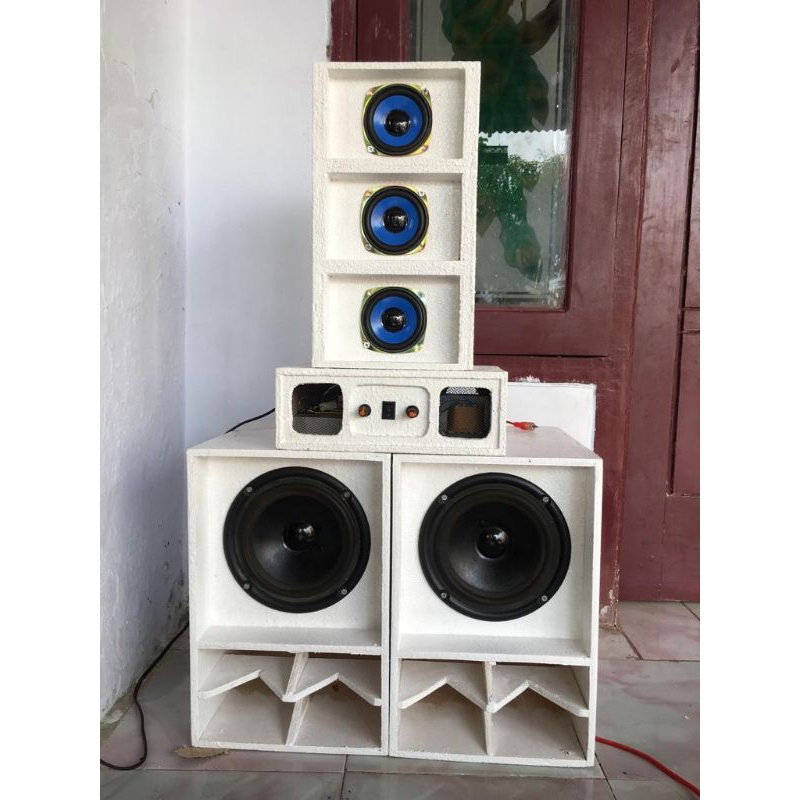 Jual SOUND MINIATUR TANPA POWER SPEK SUB 6X2 MID 3X3 full textur ...