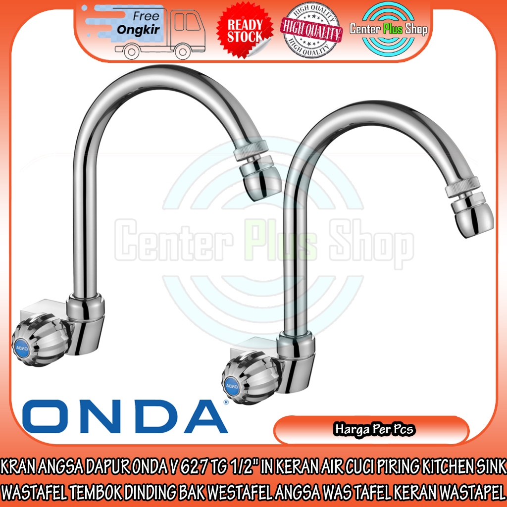 Jual KRAN KERAN ANGSA DAPUR KITCHEN SINK ONDA V 627 TG 1/2" INCH ...