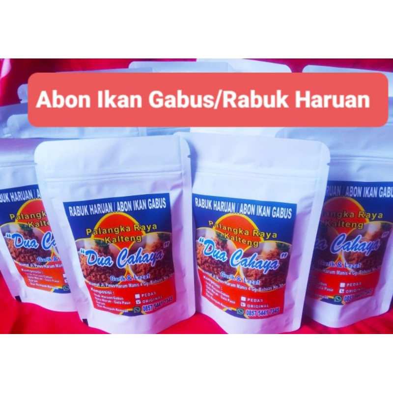 Jual ABON IKAN GABUS/RABUK HARUAN DUA CAHAYA #ABON IKAN GABUS, RABUK ...