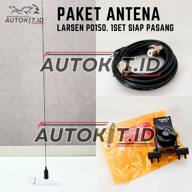 Jual PAKET ANTENA LARSEN UNTUK DI MOBIL FREK VHF 1 SET TINGGAL PASANG | Shopee Indonesia