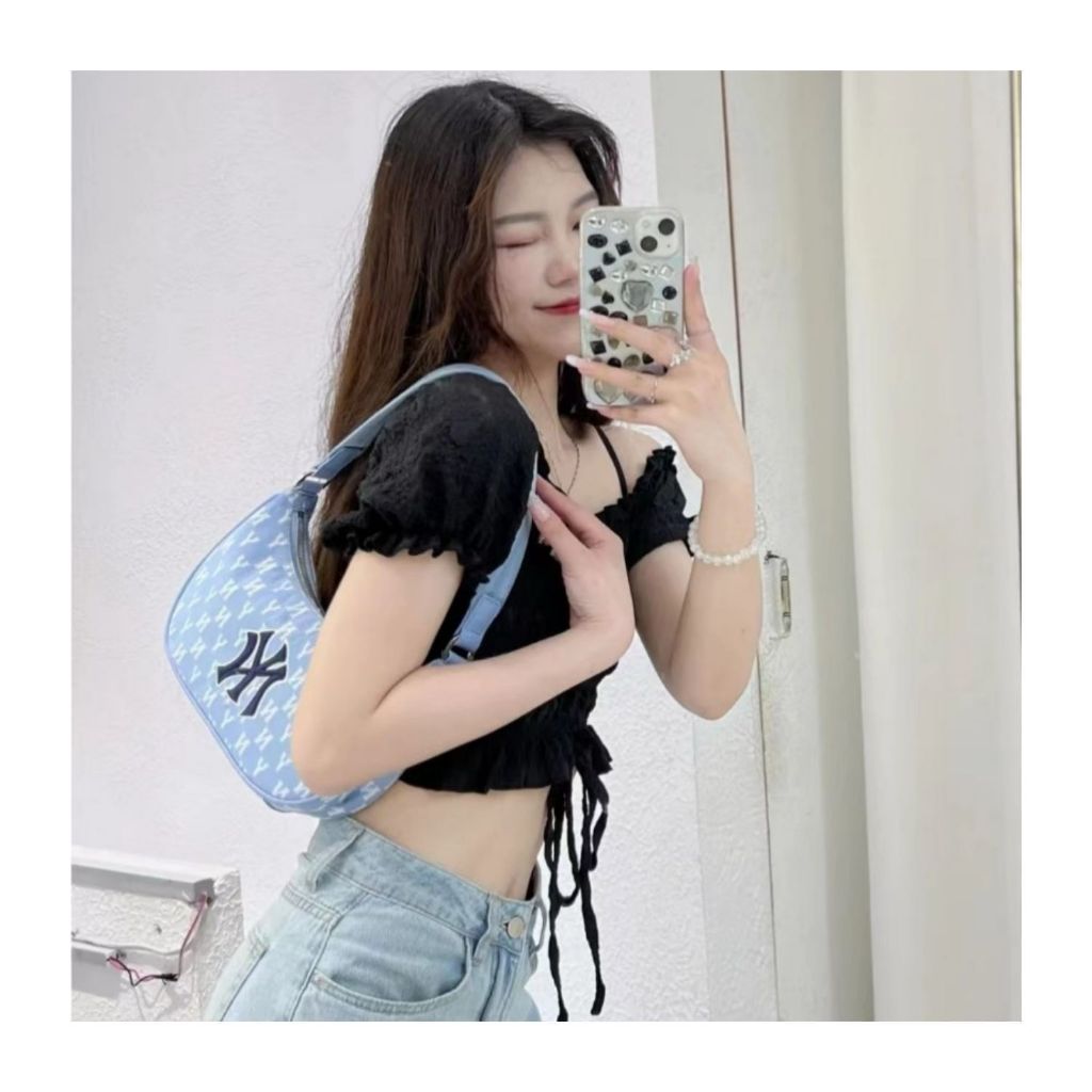 Jual [ LS 009 ] Hobo Bag monogram | Shopee Indonesia