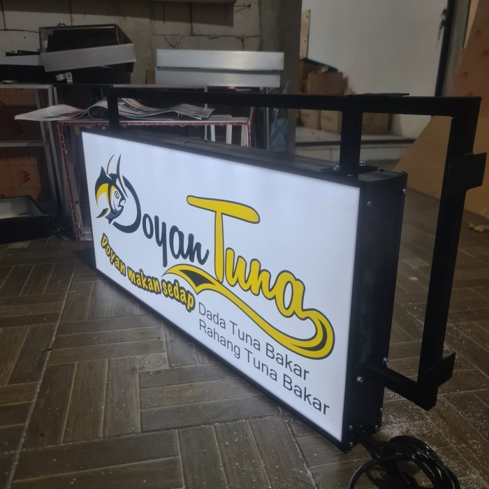 Jual Neon Box Indoor Outdoor 70cm x 120cm Premium Custom 2 Sisi ...