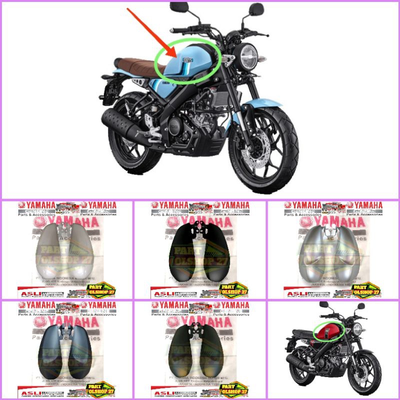 Jual COVER SIDE TANGKI KANAN KIRI XSR 155 BBS ASLI ORIGINAL YAMAHA ...