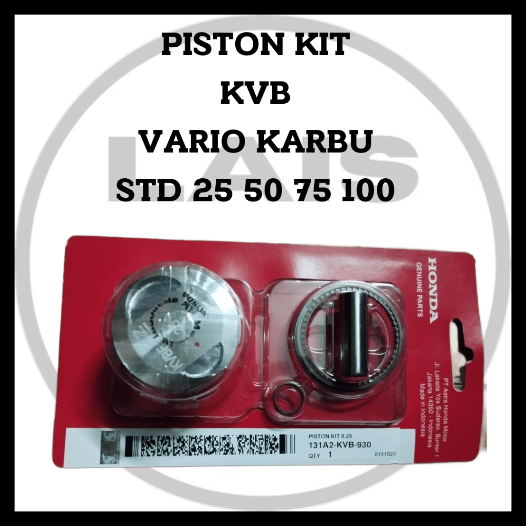Jual Piston Kit KVB Vario Karbu OS Std 25 50 75 100 Original AHM ...