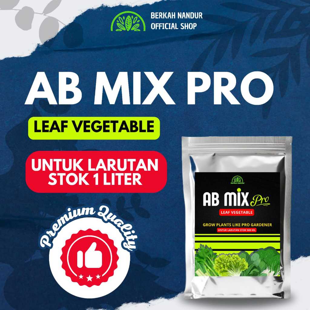 Jual NUTRISI ABMIX PRO SAYURAN 1 LITER AB MIX PRO 1 LITER NUTRISI ...