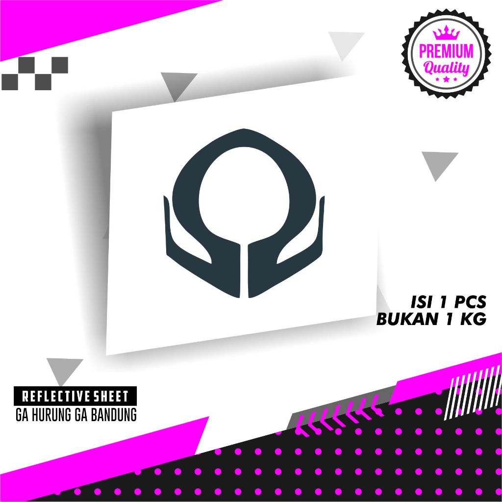 Jual Stiker Aksesoris Variasi Keren Viral Tiktok Cutting Hexohm Logo ...