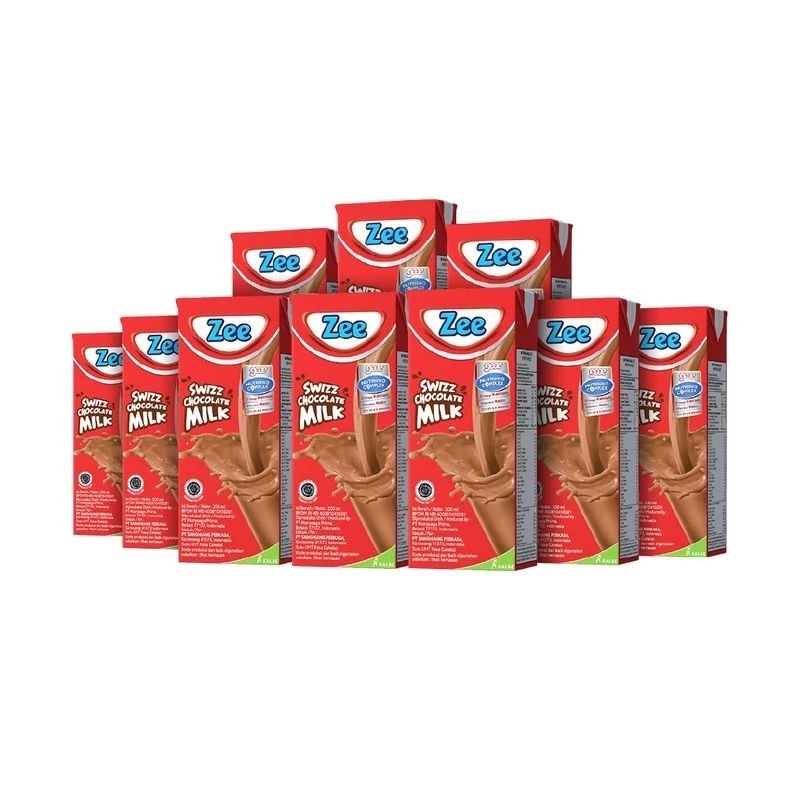 Jual Zee UHT Chocolate Milk Shake 185ml (24Pack) | Shopee Indonesia