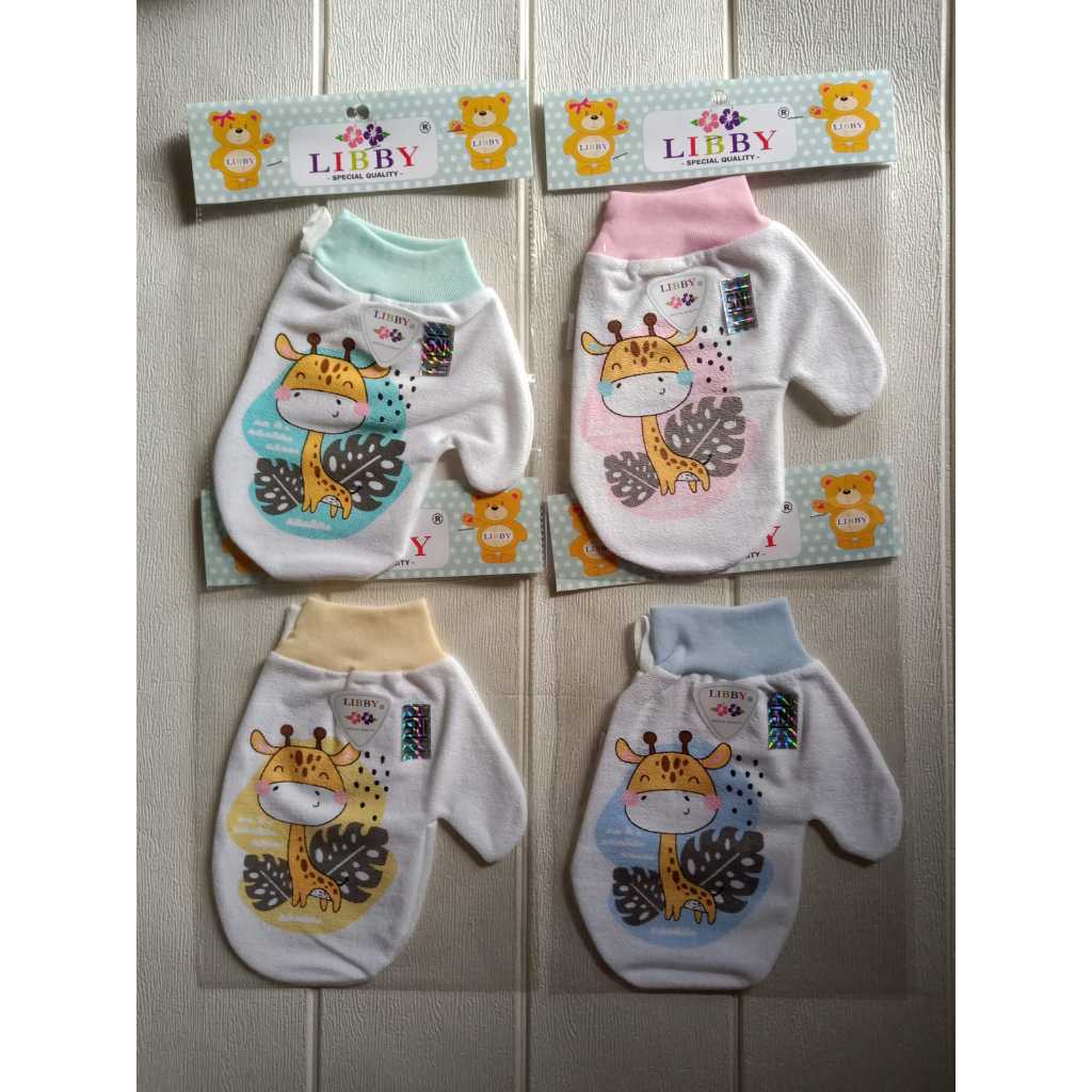 Jual LIBBY Washlap Cotton Tangan Putih (1 Pcs) | Waslap | Shopee Indonesia