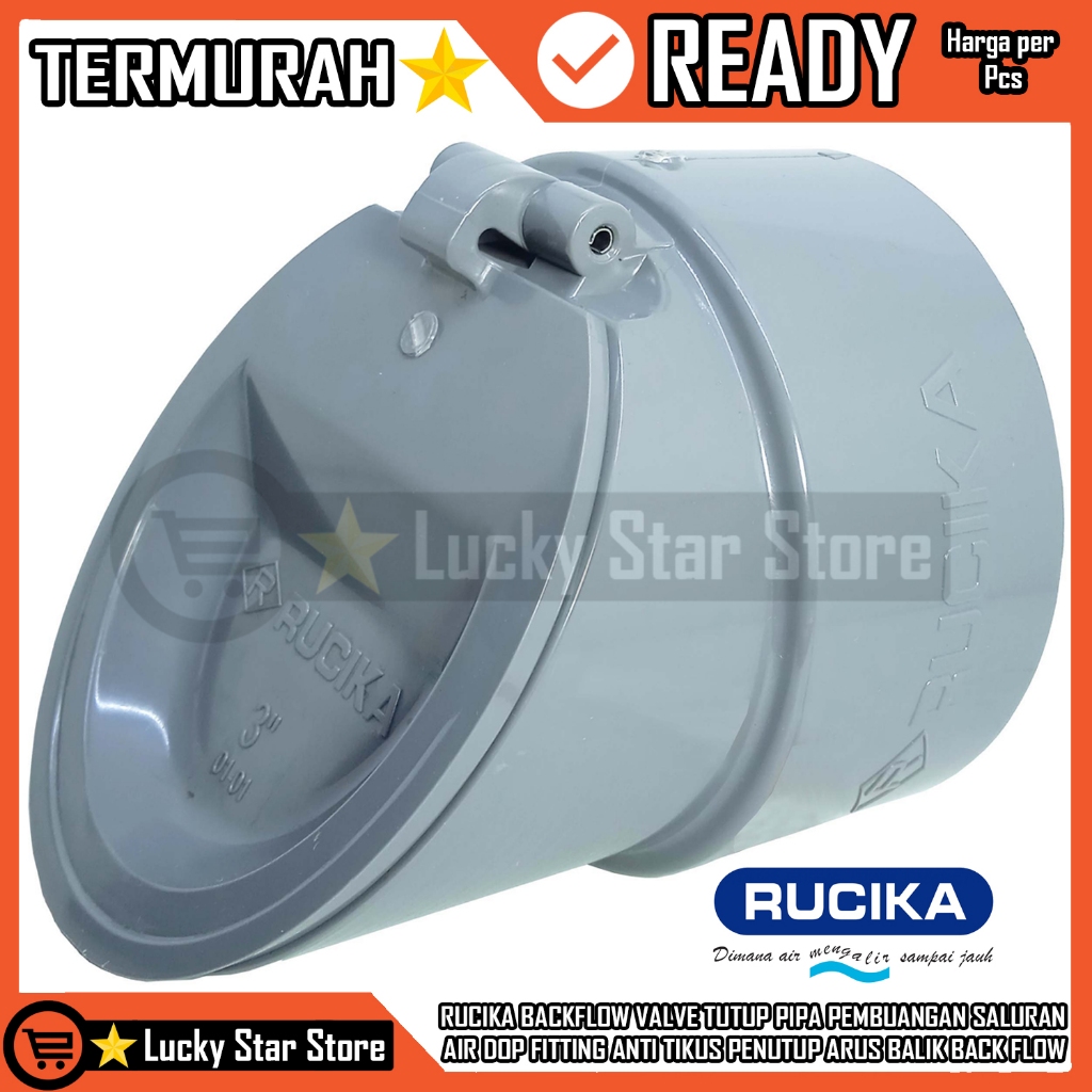 Jual BACKFLOW 3” 4” RUCIKA TUTUP PIPA ANTI TIKUS KECOA 3 4 INCI INCH IN ...