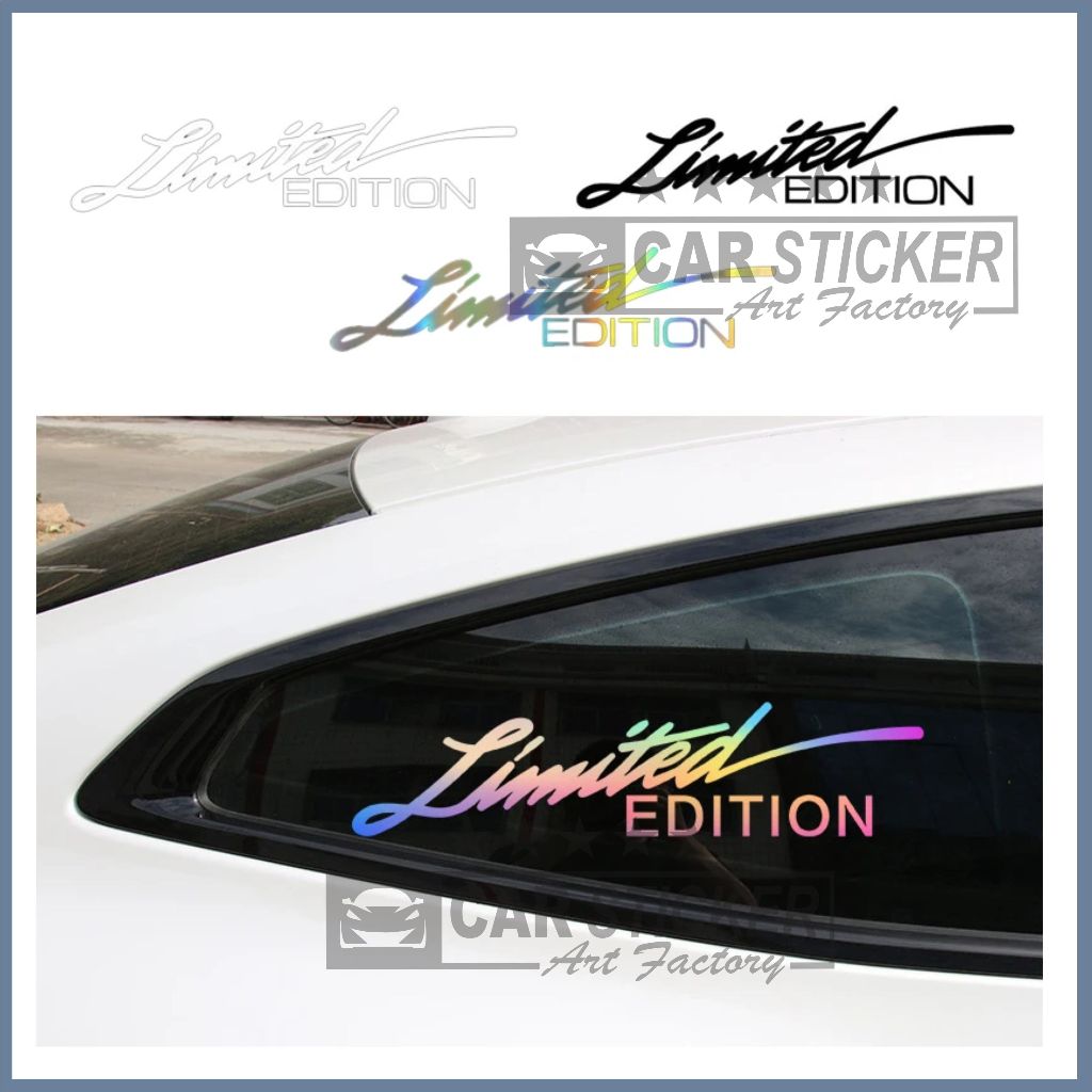 Jual Stiker mobil limited edition sticker mobil limited edition keren ...