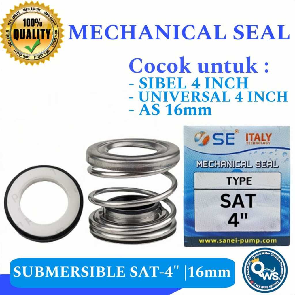 Jual MECHANICAL SEAL SATELIT 4" - POMPA SUBMERSIBLE 4in SIBEL 4 INCH SAN-EI - SPAREPART POMPA ...