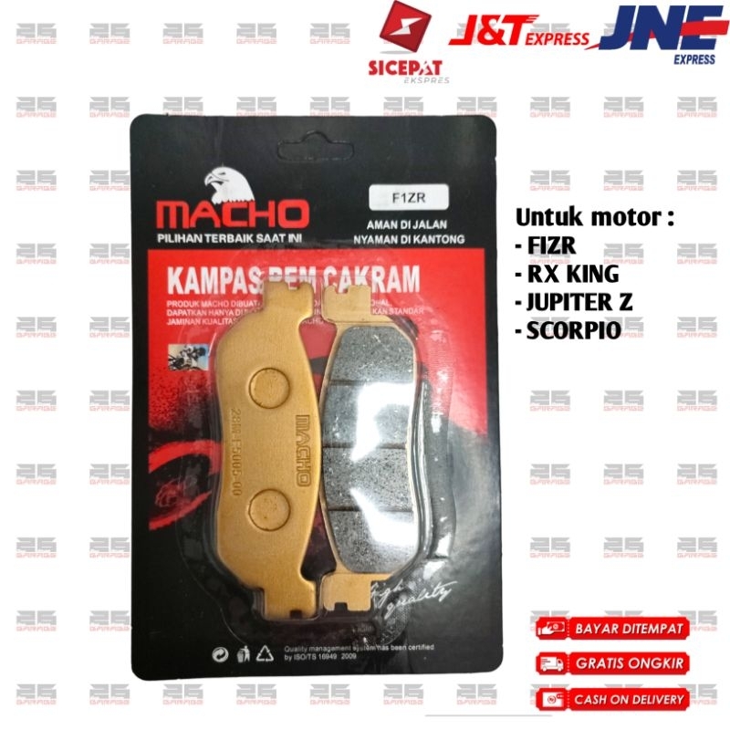 Jual Dispad kampas rem cakram depan FIZ R Macho Original | Shopee Indonesia
