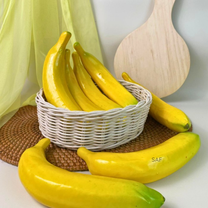 Jual Pisang artificial - Fake Banana - Buah plastik - Props Fotografi | Shopee Indonesia