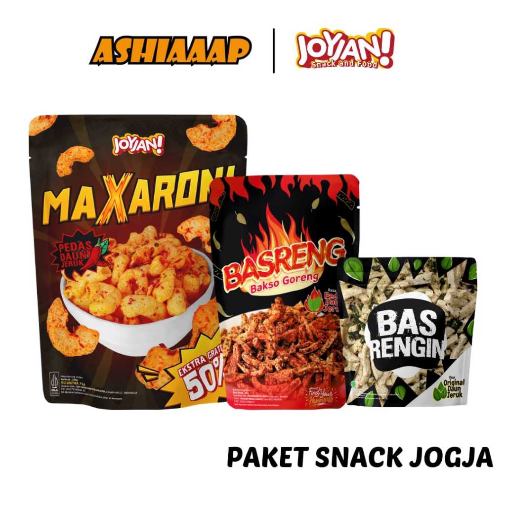 Jual 3PCS Paket Snack Ashiaaap - Basreng + Maxaroni + Basrengin Makanan ...