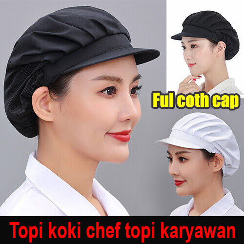 Jual Topi koki chef VISOR topi karyawan seragam masak | Shopee Indonesia