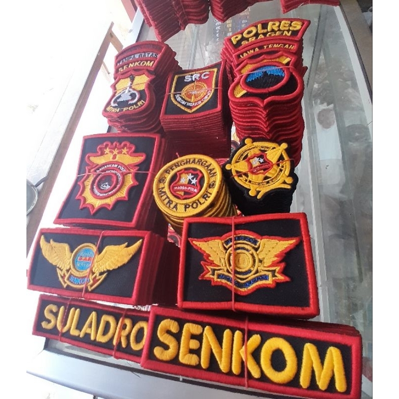 Jual logo /atribut SENKOM LENGKAP TIMBUL 3D | Shopee Indonesia