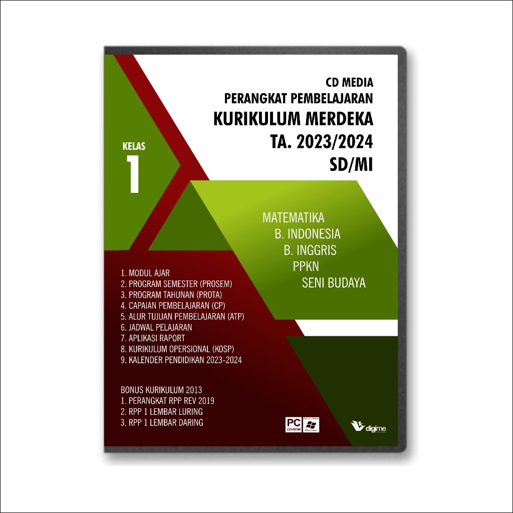 Jual CD KURIKULUM MERDEKA PERANGKAT PEMBELAJARAN RPP SD/MI KELAS 1 TA. 2023/2024 | Shopee Indonesia