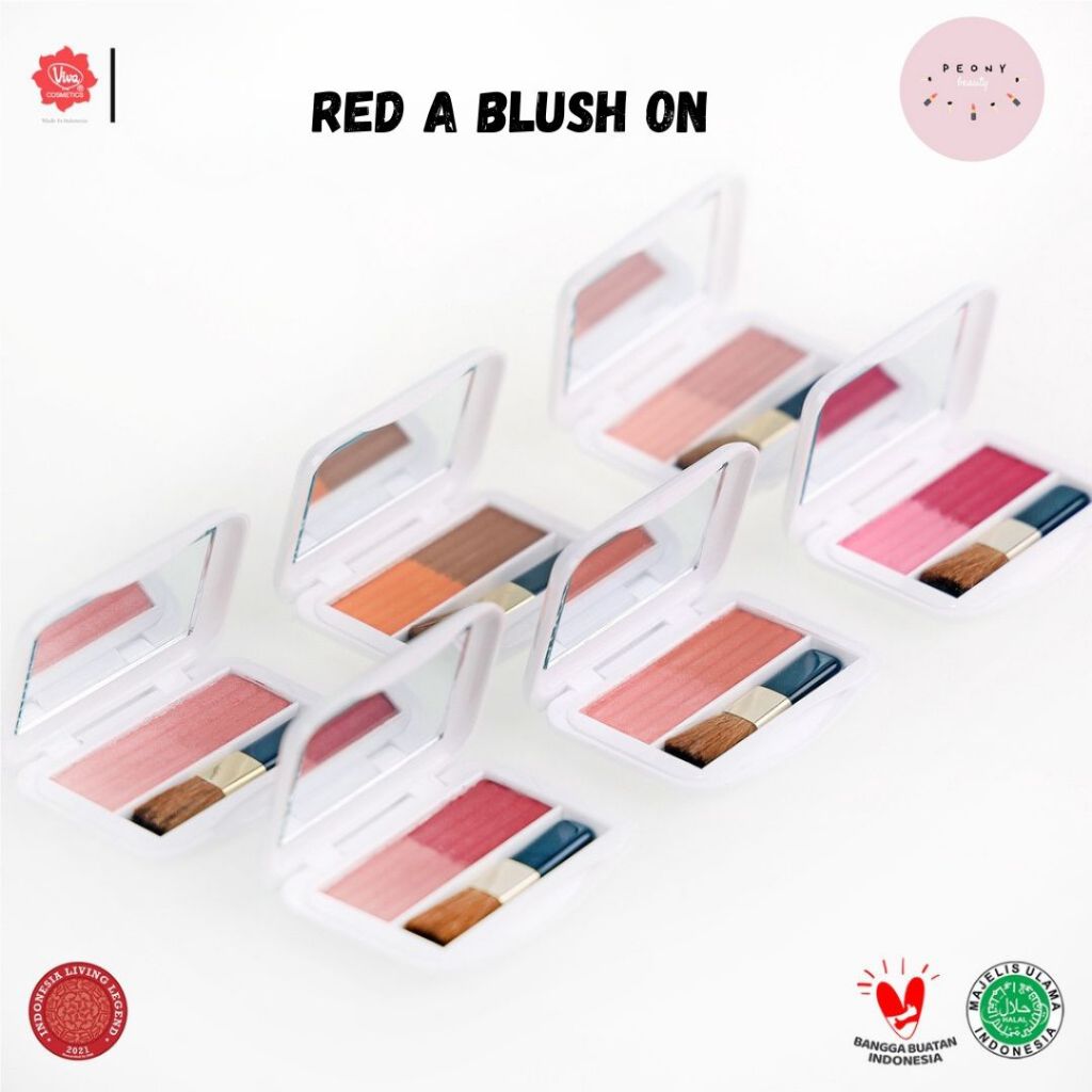 Jual VIVA Red A Blush On Duo - tersedia 6 kombinasi warna (seri A,B,C,D ...