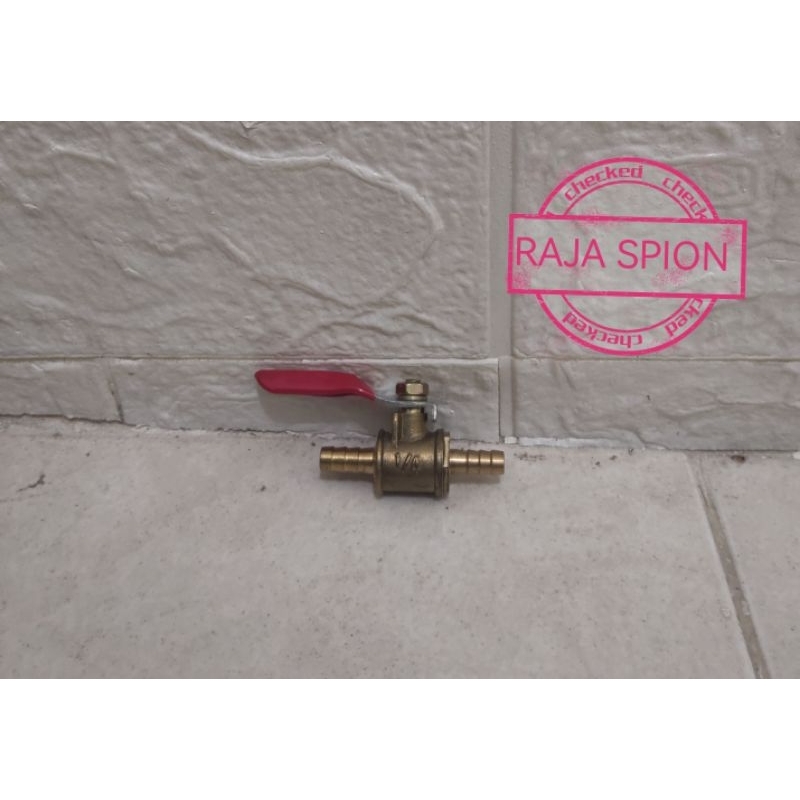 Jual Kran bensin kuningan ukuran 1/4 untuk segala jenis motor/kran bensin universal Kuningan ...