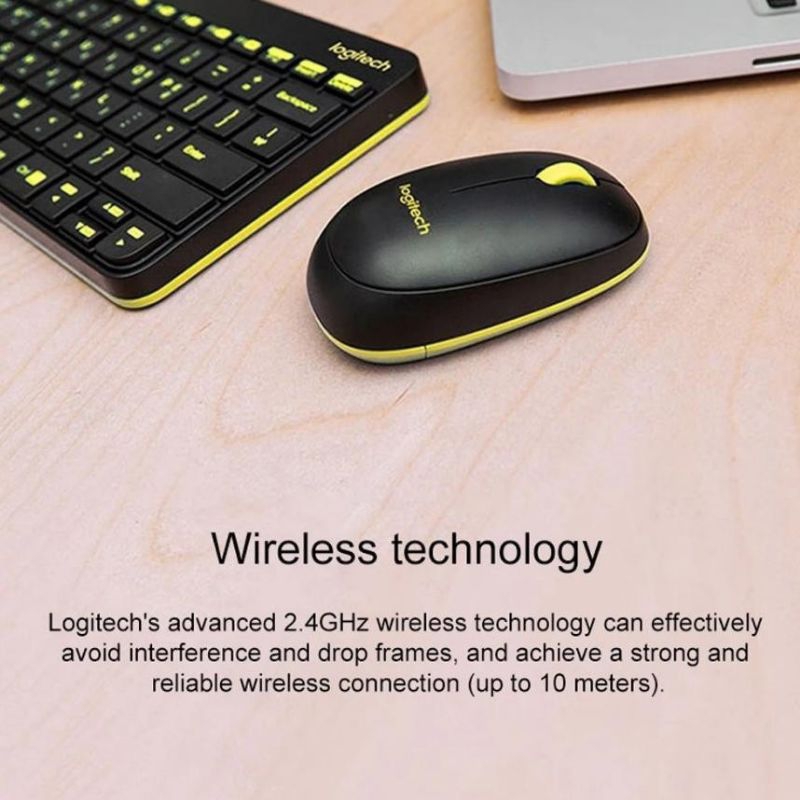 Jual Logitech MK240 Nano Wireless Combo Keyboard Mouse Wireless ...
