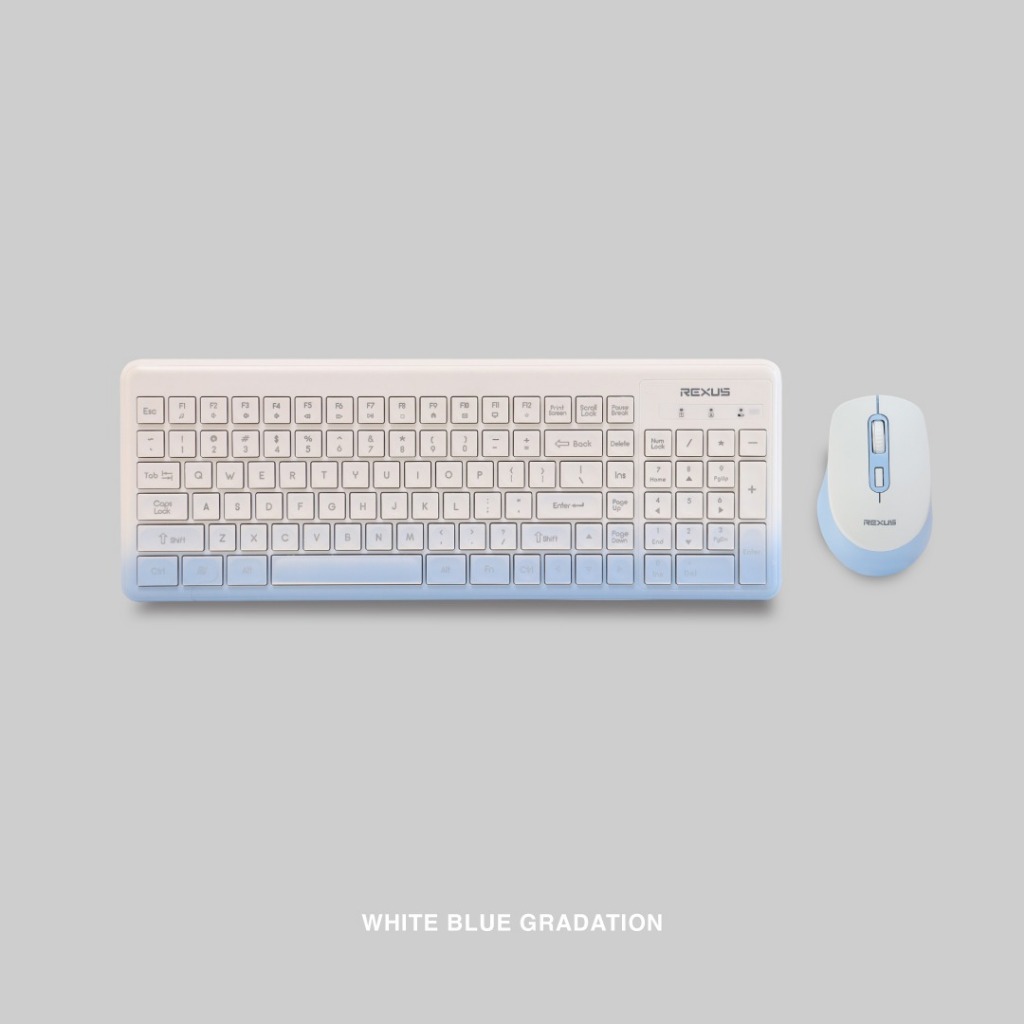 Jual Rexus KM10 / KM-10 Wireless Mouse Keyboard Combo Office | Shopee Indonesia